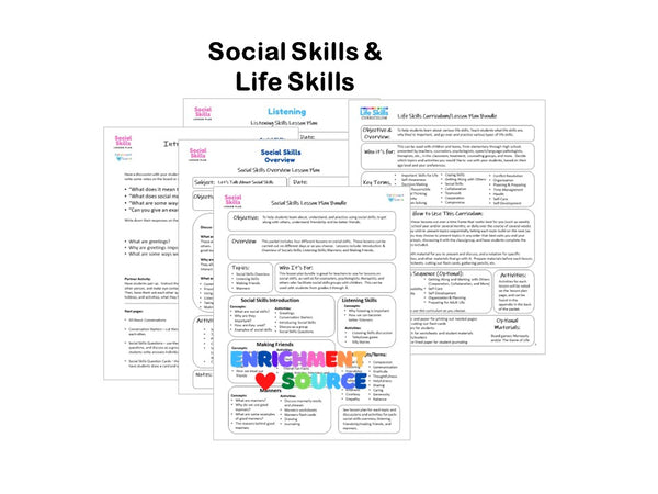Customized School Mental Health, SEL Package - Enrichment Source