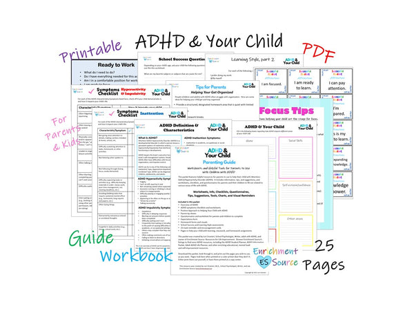 Parent Child ADHD Guide: Helping Your Child with ADHD - Enrichment Source